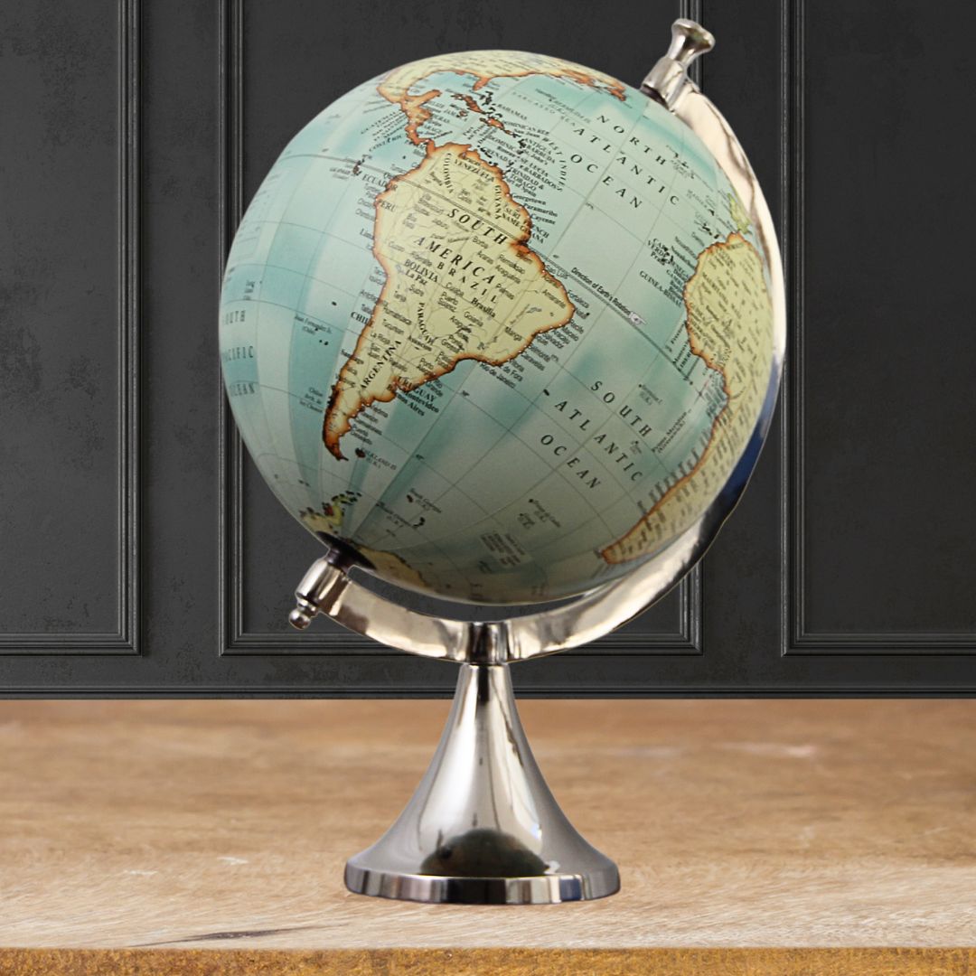 Globo Terraqueo Aqua 47 cm – Potiers Home