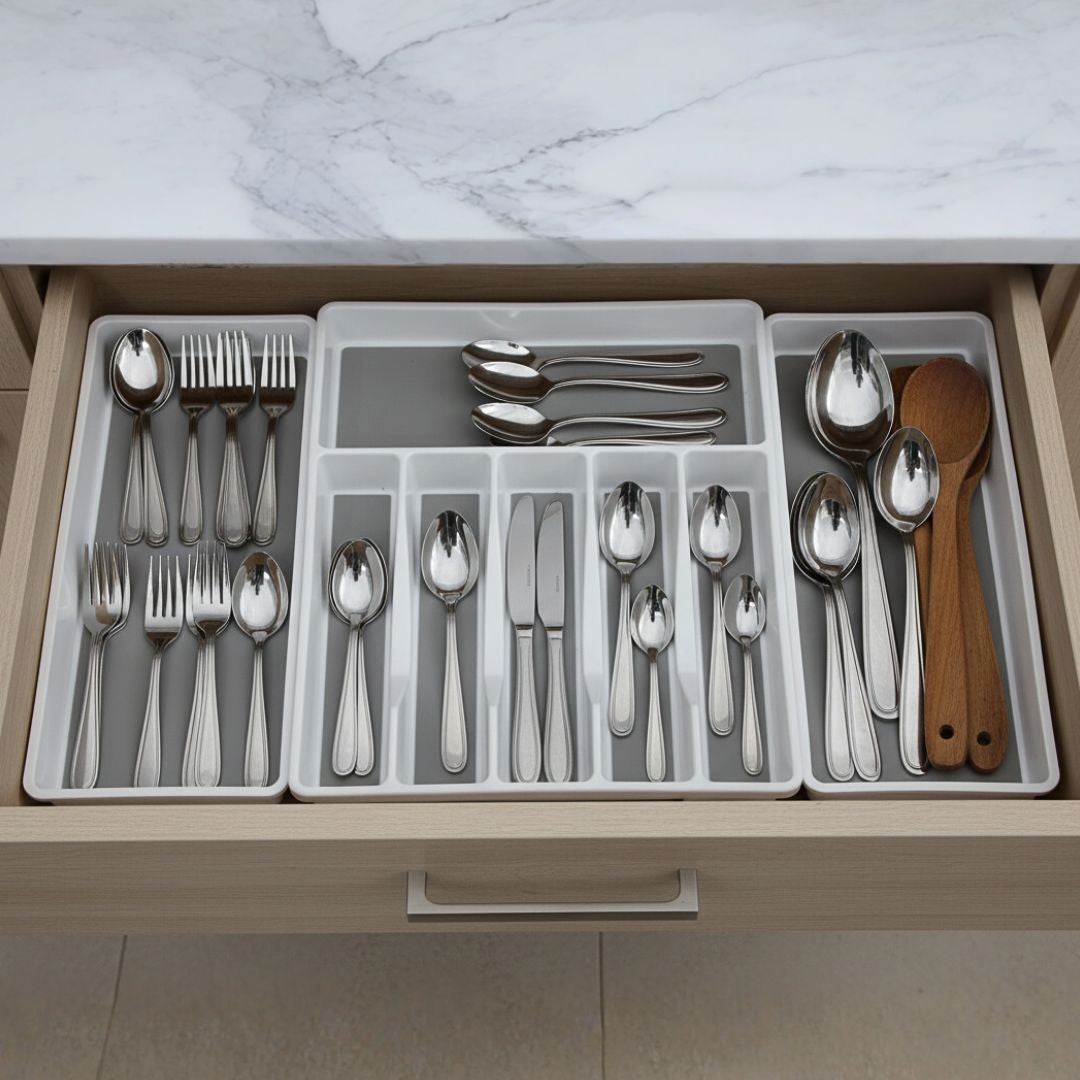 Organizador de Cubiertos Simple Life XL (Expandable) – Potiers Home
