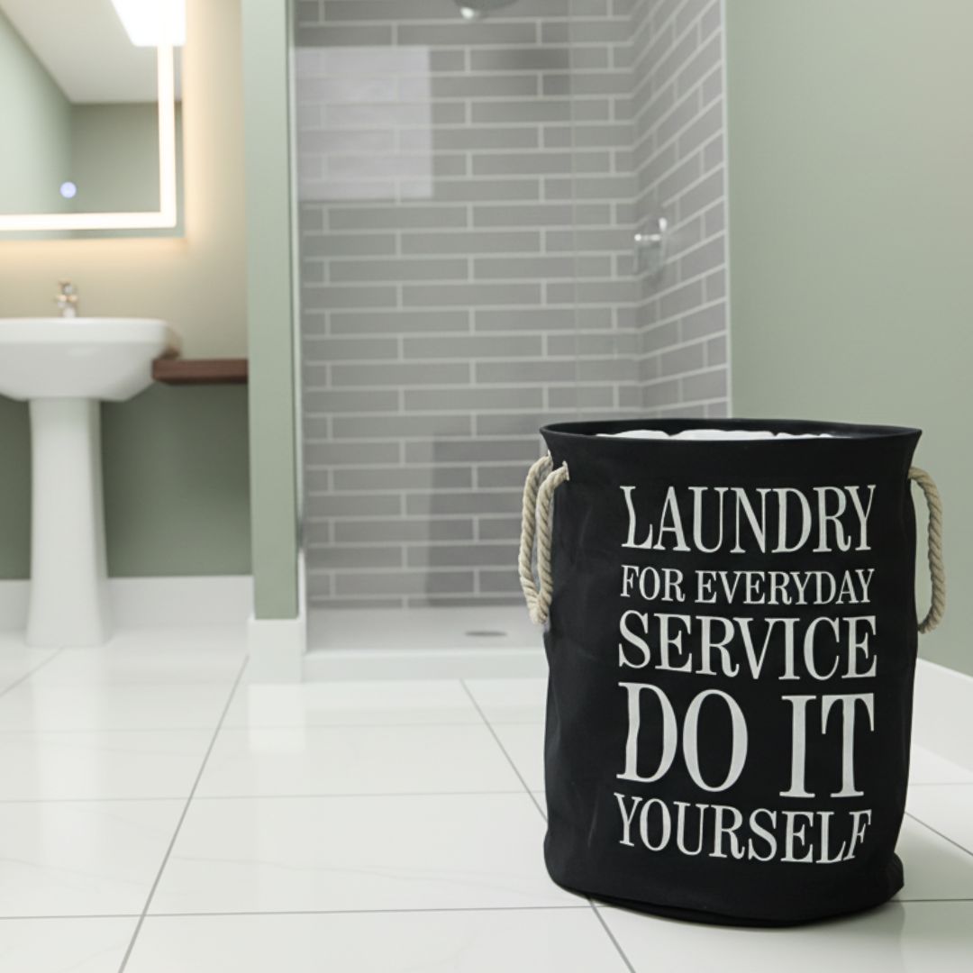 Cesto Laundry Everyday Negro – Potiers Home