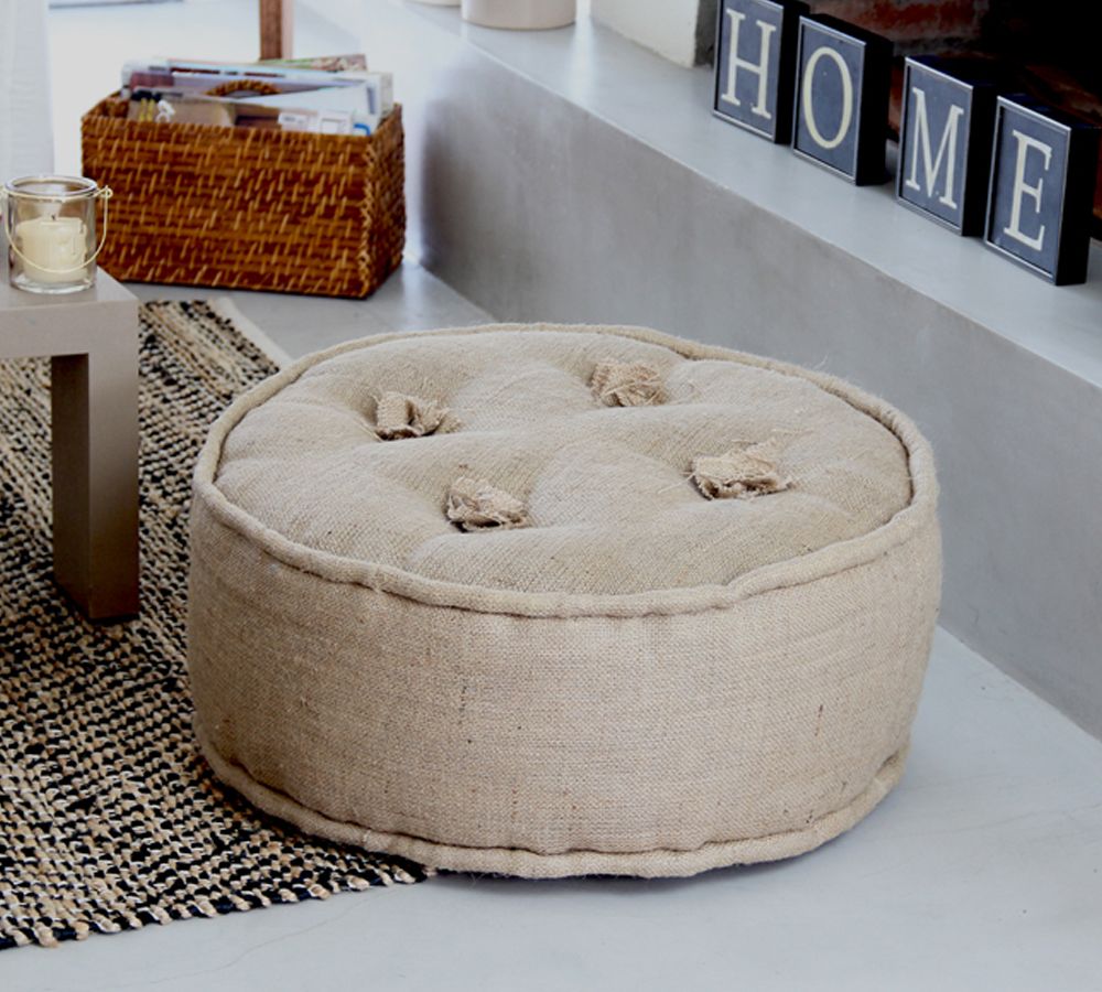 Puff Guffy Arpillera 60 cm – Potiers Home